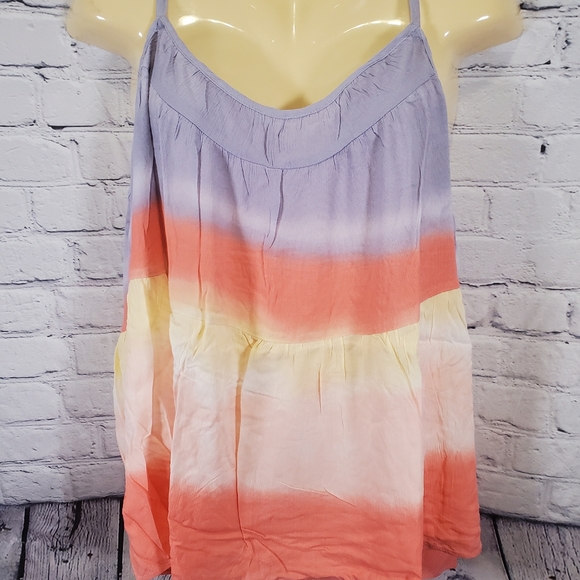 torrid | Tops | Nwt Torrid Beach Striped Tiered Tank Top | Poshmark